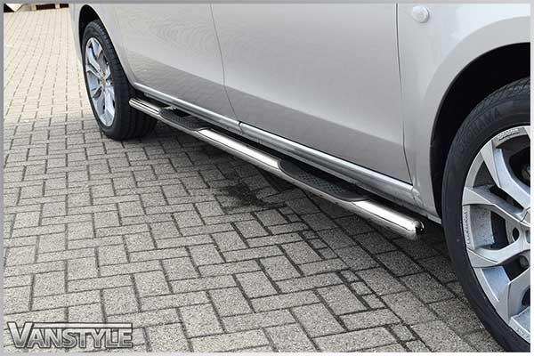 MERCEDES VITO W639 EXTRA LONG XLWB VAN STAINLESS STEEL SIDE BARS 4 ...