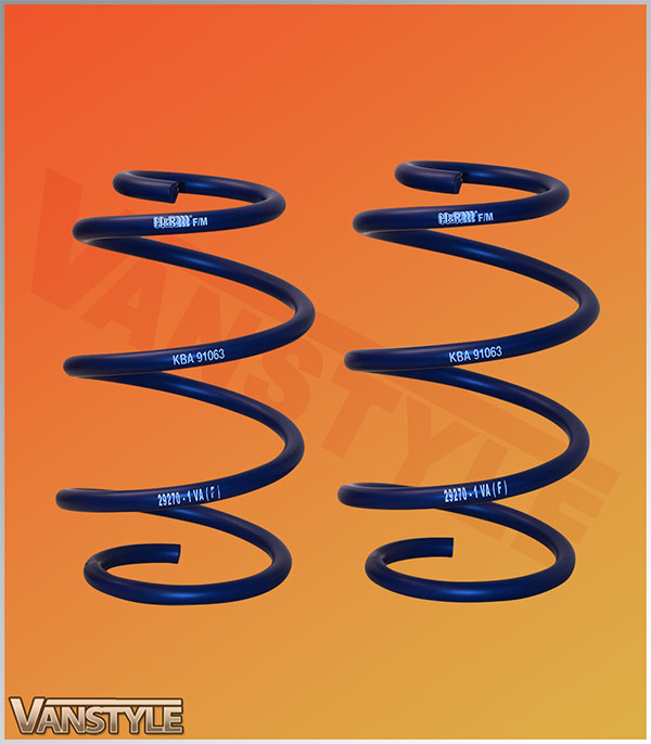 VW T5 TRANSPORTER CARAVELLE 2003-15 H&R LOWERING SPORTS SPRINGS 40MM ...