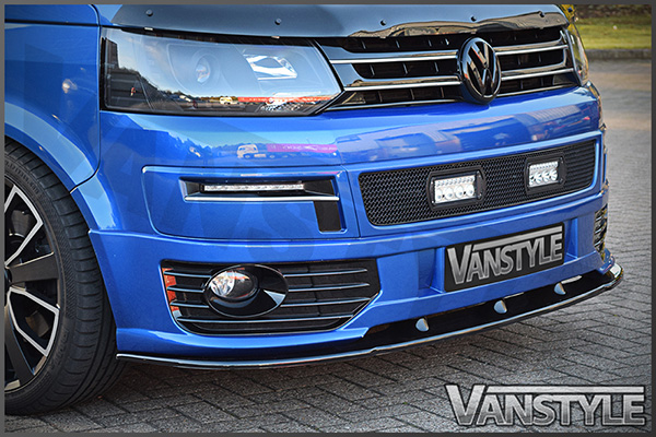 VW TRANSPORTER T5 LOWER SPORTLINE FRONT SPLITTER SPOILER BUMPER LIP T5 ...