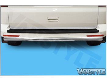70mm Profiled Rear Protection Guard Bar VW T5 T6 - Vanstyle
