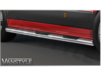 Cobra Side Bars 4 Steps MWB LWB - VW Crafter MAN TGE - Vanstyle