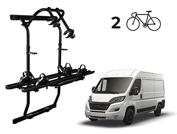 Thule Elite Van XT Black - 2 Bike Carrier - Ducato Boxer Relay - Vanstyle