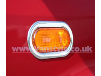 Chrome Side Indicator Surrounds - Pair VW Citroen Berlingo - Vanstyle