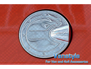 Stainless Steel Fuel Flap Cover Fiat Doblo, 2000-ON - Vanstyle