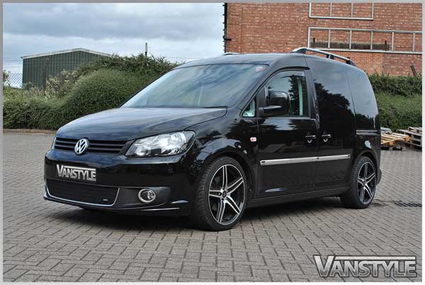 Stainless Steel Fog Lamp Rims, VW Caddy Facelift, 10-15 - Vanstyle