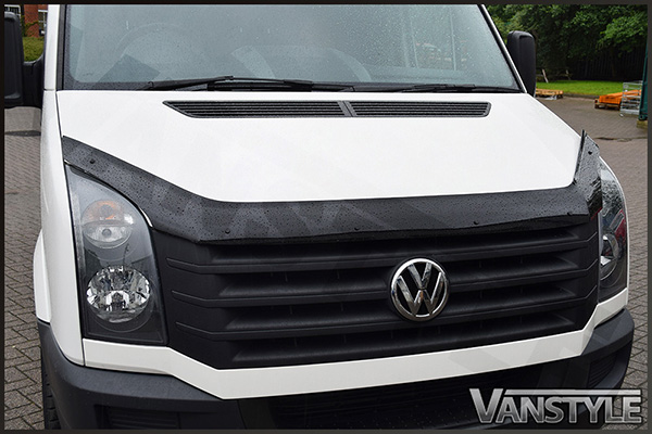 VW CRAFTER 2006-2016 BONNET BUG WIND STONE DEFLECTOR PROTECTOR NOT ...