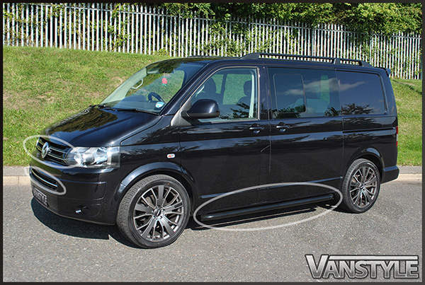 Vanstyle Black Sportline Kit For VW T5 2010-15 - Vanstyle