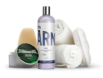 Stjarnagloss - Polish Wax Kit - Applicators Buffing Cloths - Vanstyle