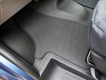 Genuine VW All Weather Rubber Front Mats Pair - VW T5 T6 - Vanstyle