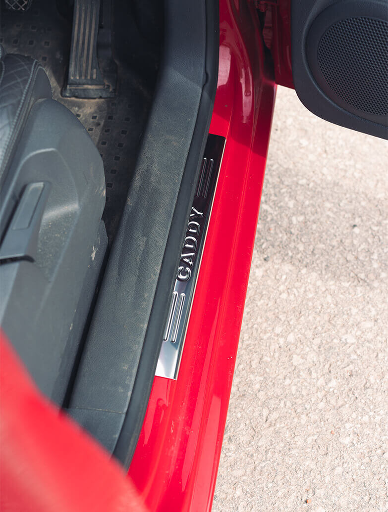 Stainless Steel Middle Door Sill Covers Front Doors - Vanstyle