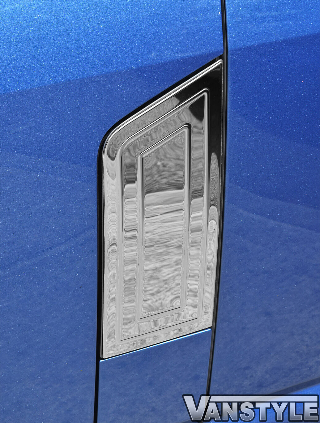 VW T6 T6.1 TRANSPORTER FUEL FILLER FLAP COVER STAINLESS STEEL POLISHED ...