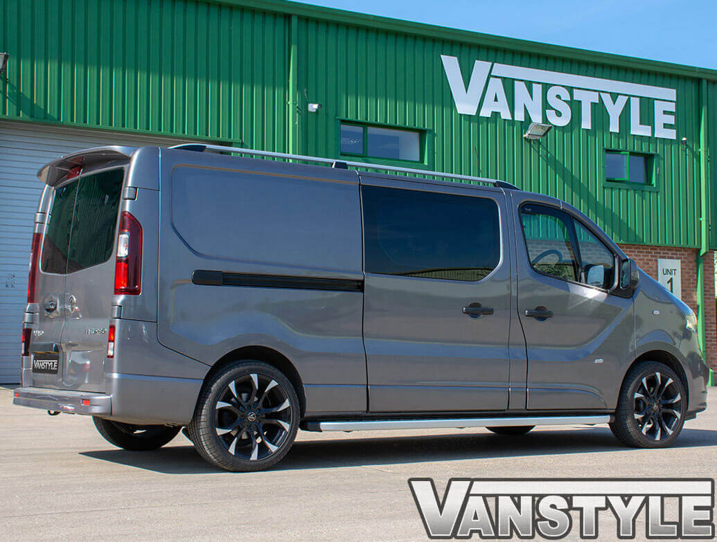 PU Rear Twin Door Spoiler Primastar Vivaro Trafic Talento NV300 - Vanstyle