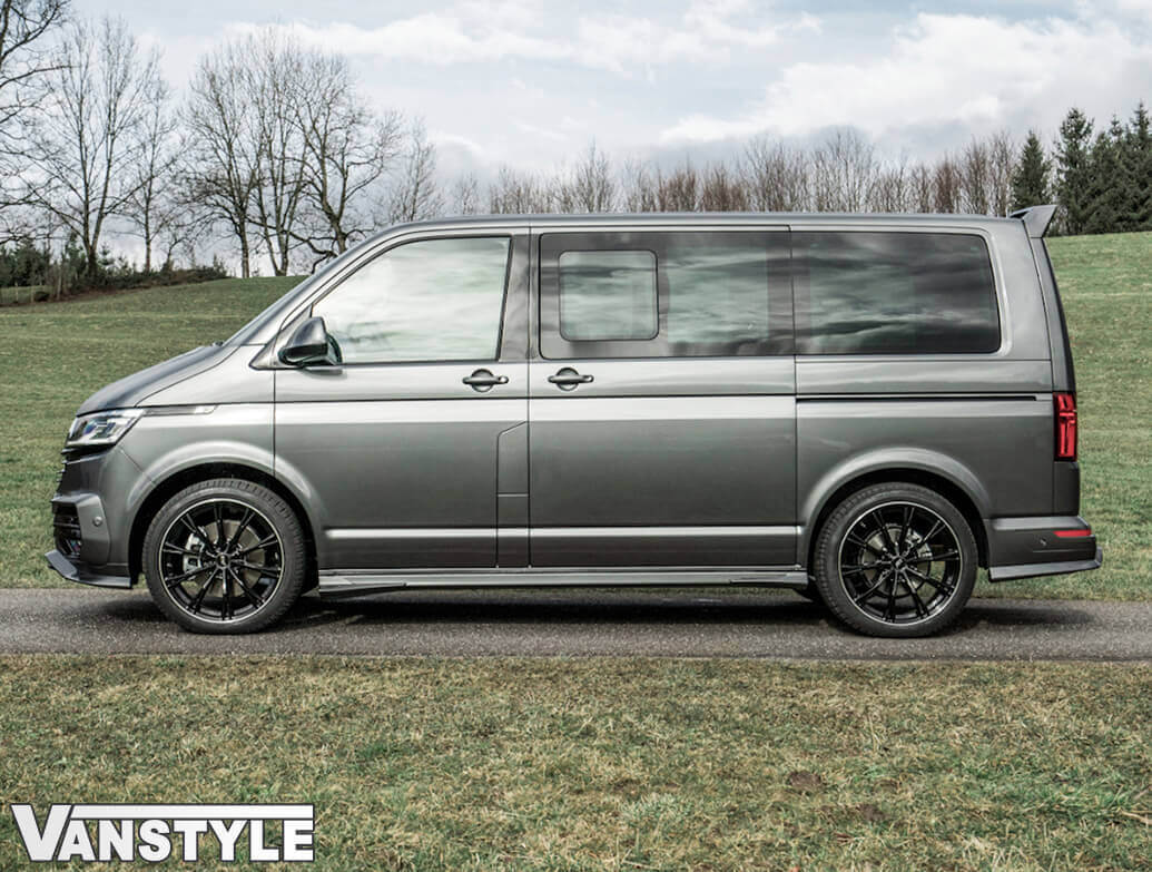 VW T6.1 TRANSPORTER SWB SIDE SKIRTS TRIM NOT STEP BAR GENUINE ABT ...