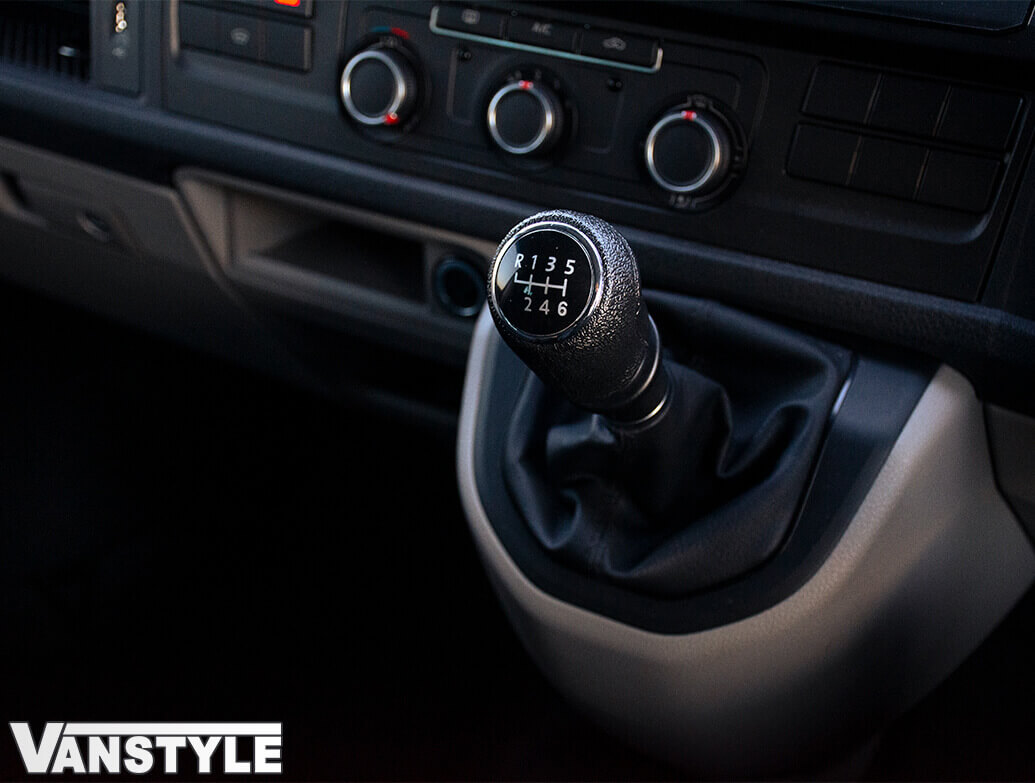 6 Speed Black Chrome Gear Knob Cap - VW T5 T6 - Vanstyle