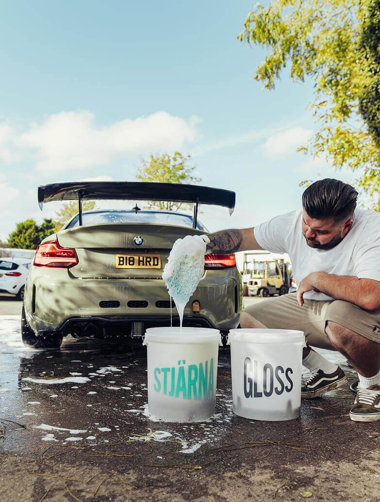 Stjarnagloss - Twin Buckets With Dirt Guards - Wash Rinse - Vanstyle