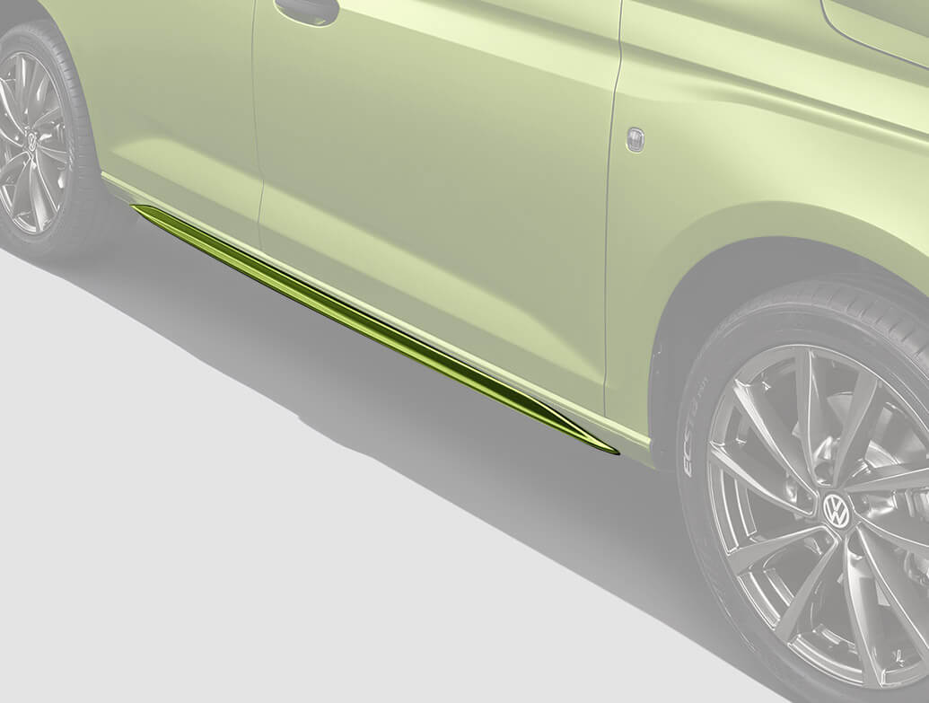 Genuine VW Side sill trims skirts - VW Caddy Mk5 21 SWB - Vanstyle