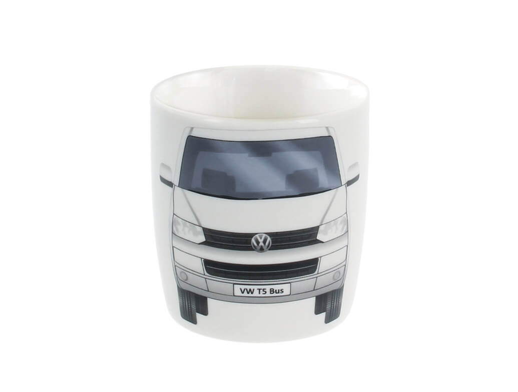 VW T5 Transporter Mug 370ml In Gift Box - White or Black - Vanstyle