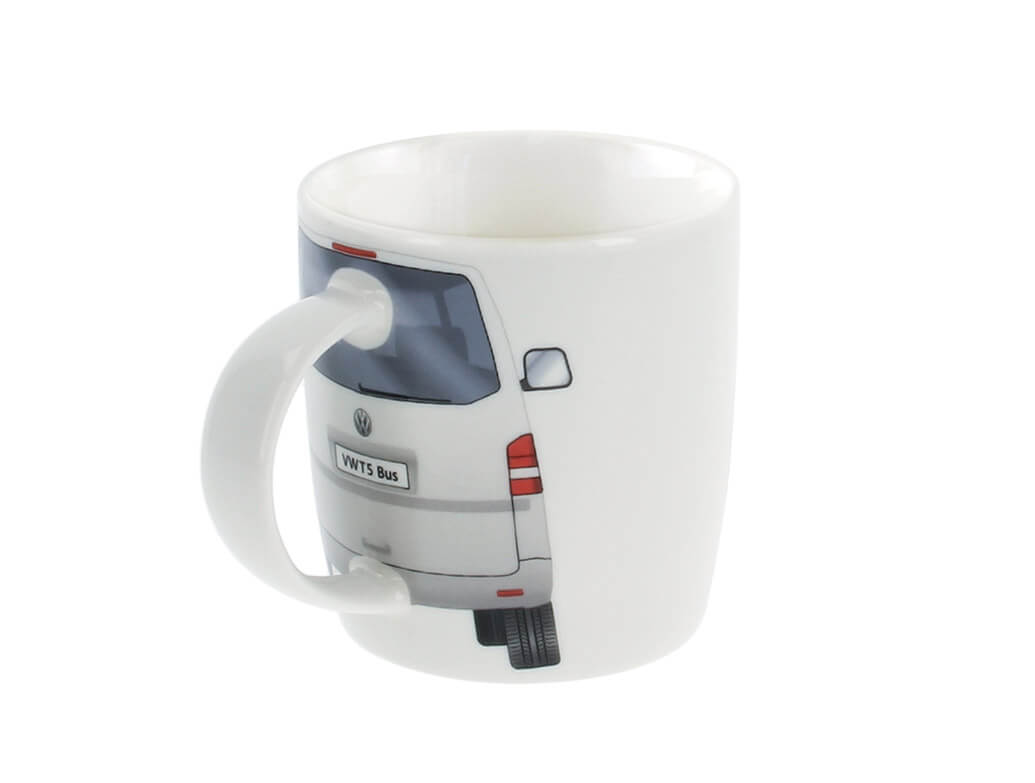 VW T5 Transporter Mug 370ml In Gift Box - White or Black - Vanstyle