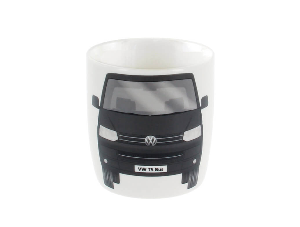 VW T5 Transporter Mug 370ml In Gift Box - White or Black - Vanstyle