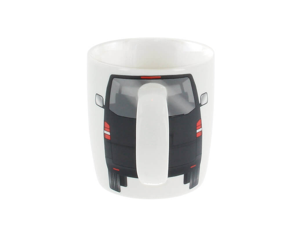 VW T5 Transporter Mug 370ml In Gift Box - White or Black - Vanstyle