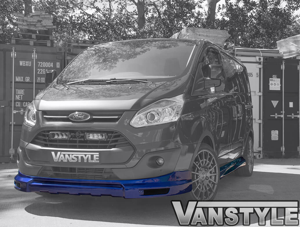 FORD TRANSIT CUSTOM 2012-18 FRONT SPLITTER SIDE SKIRTS REAR SKIRT SPORT ...