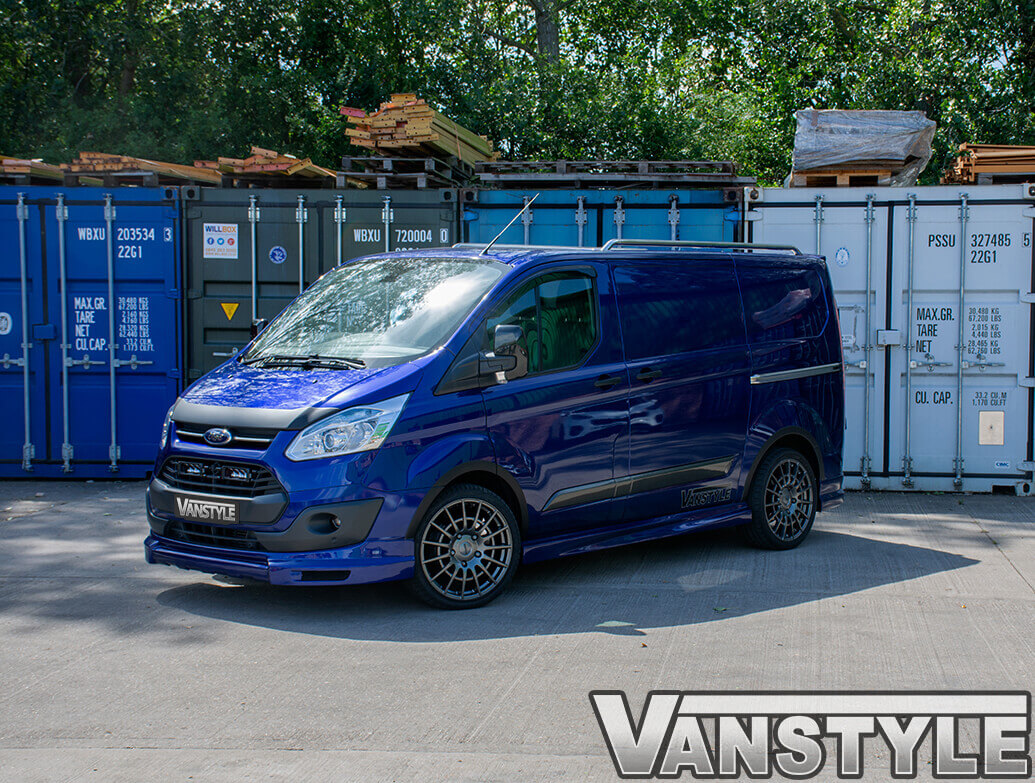 FORD TRANSIT CUSTOM 2012-18 FRONT SPLITTER SIDE SKIRTS REAR SKIRT SPORT ...