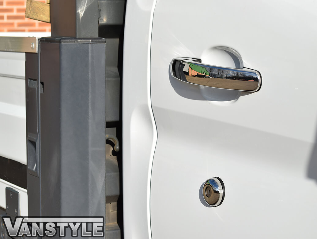 Ford Transit MK8 Stainless Steel Door Handle Covers - Vanstyle