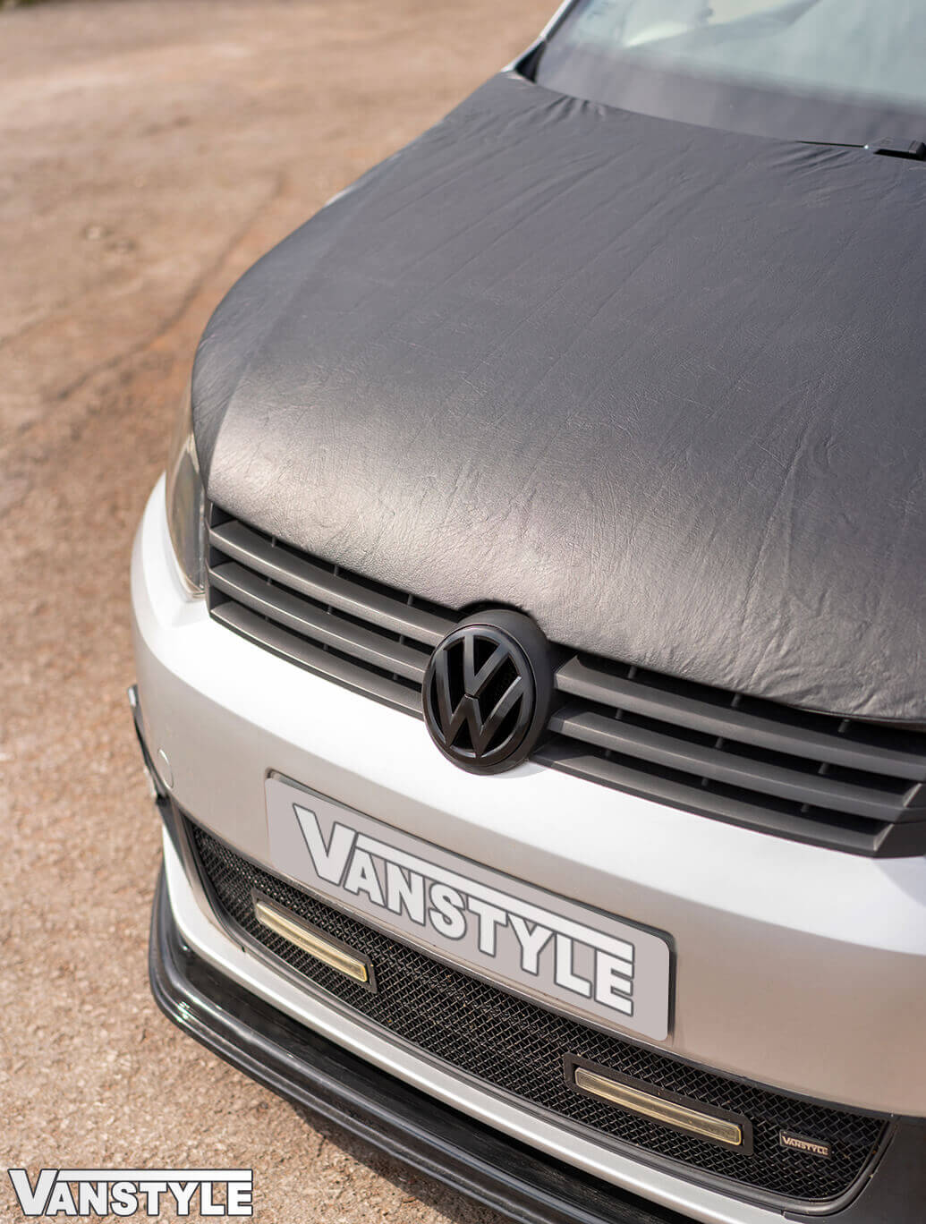 VW Caddy Plain Bonnet Bra 2010-15 - Vanstyle