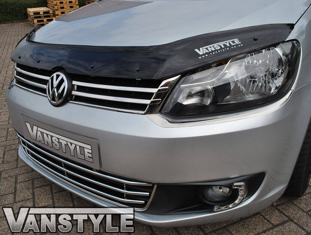 Stainless Steel Front Upper Grille Trim VW Caddy 2010 15 Vanstyle