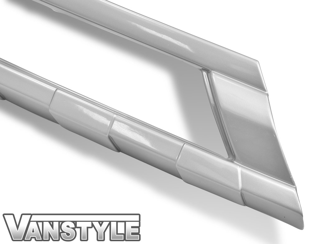 Front Bumper Silver ABS Skid Plate - Transit Custom 12-18 - Vanstyle