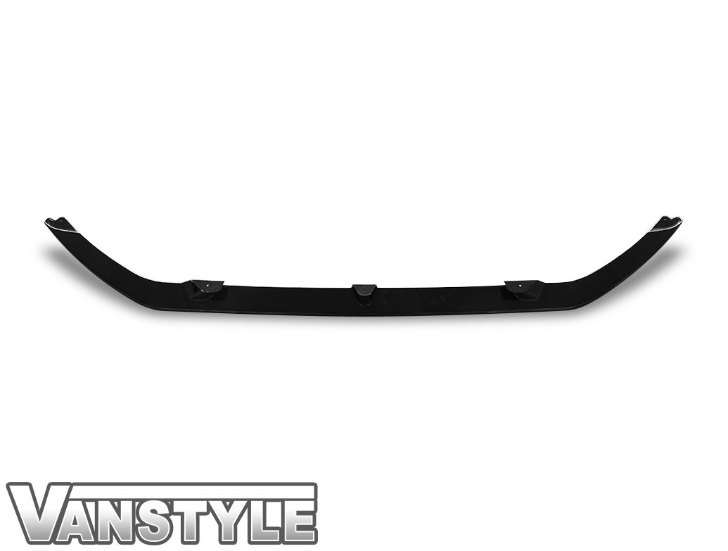 FORD TRANSIT CUSTOM 2012-18 SPORT STYLE LOWER FRONT SPLITTER & BLACK ...