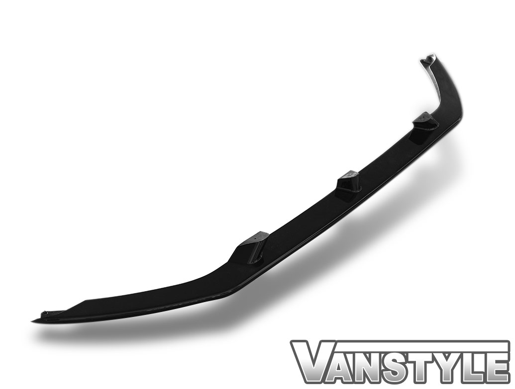 FORD TRANSIT CUSTOM 2012-18 SPORT STYLE LOWER FRONT SPLITTER & BLACK ...