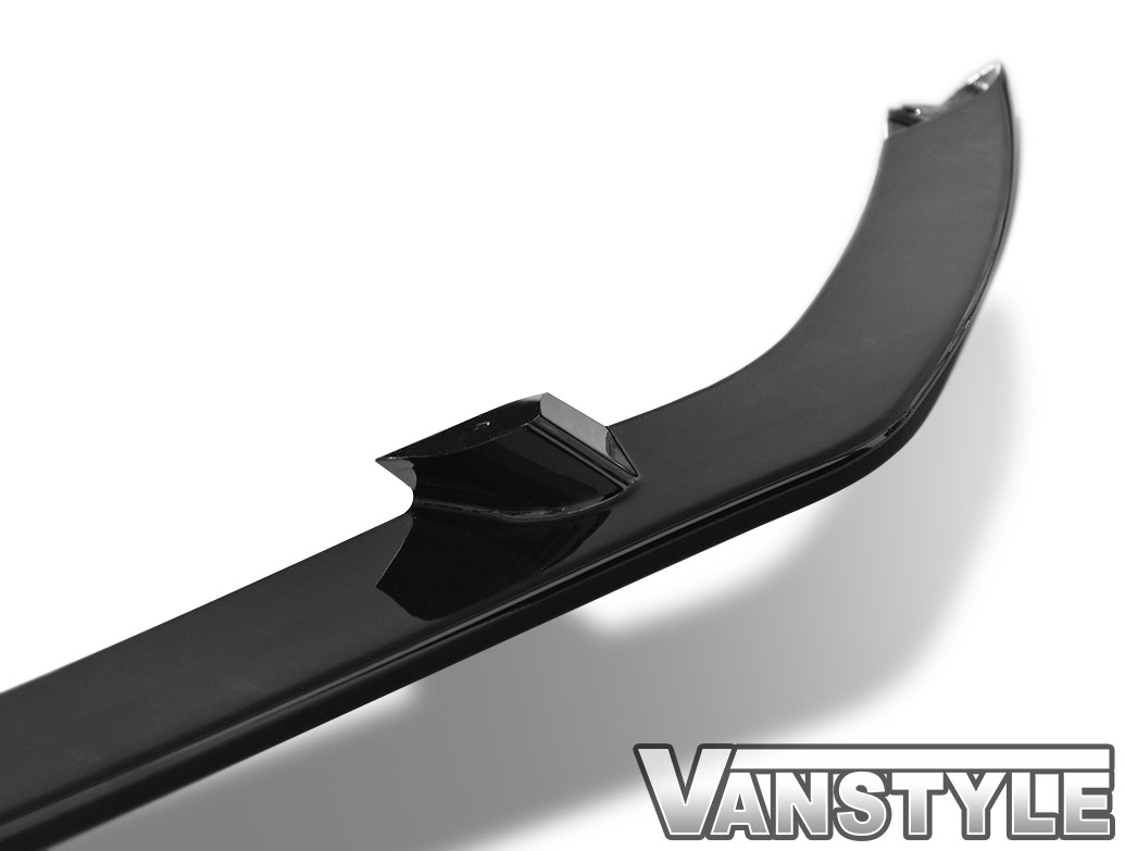 FORD TRANSIT CUSTOM 2012-18 SPORT STYLE LOWER FRONT SPLITTER & BLACK ...