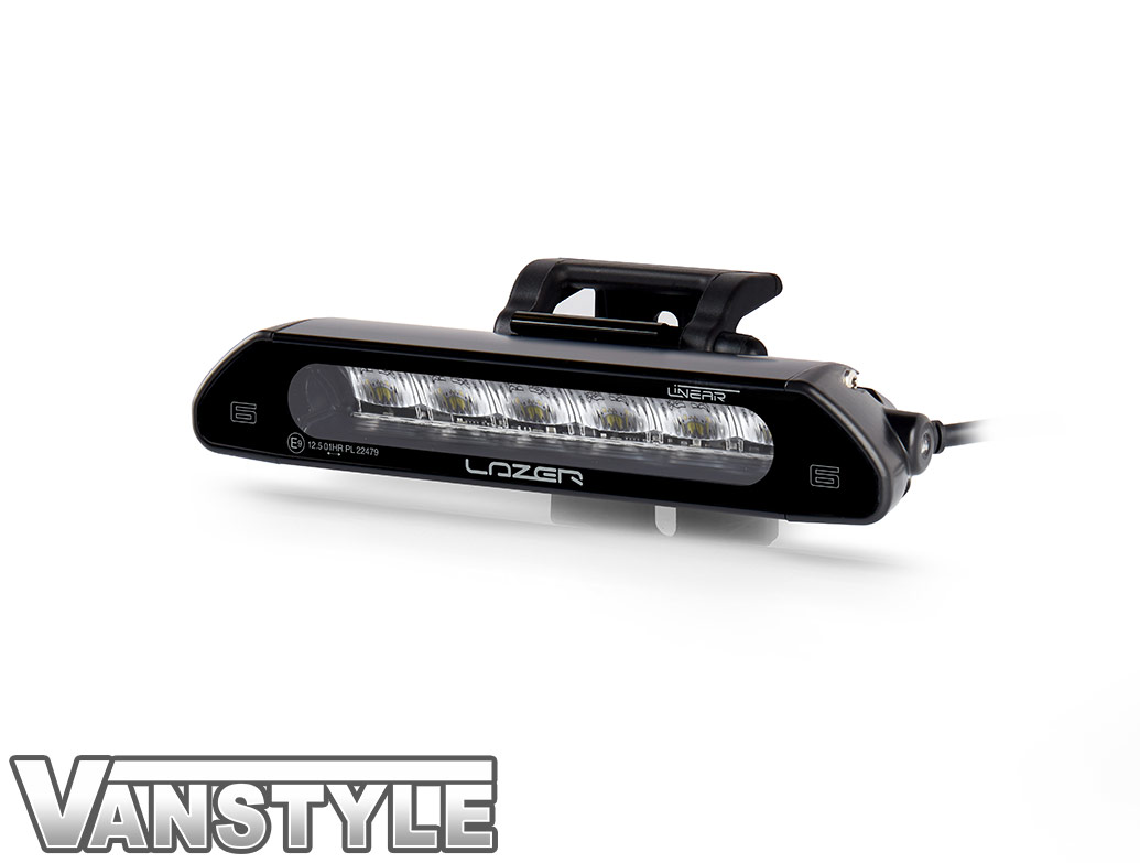 Lazer Linear-6 Black Led Spot-Light - Single Unit - Universal - Vanstyle