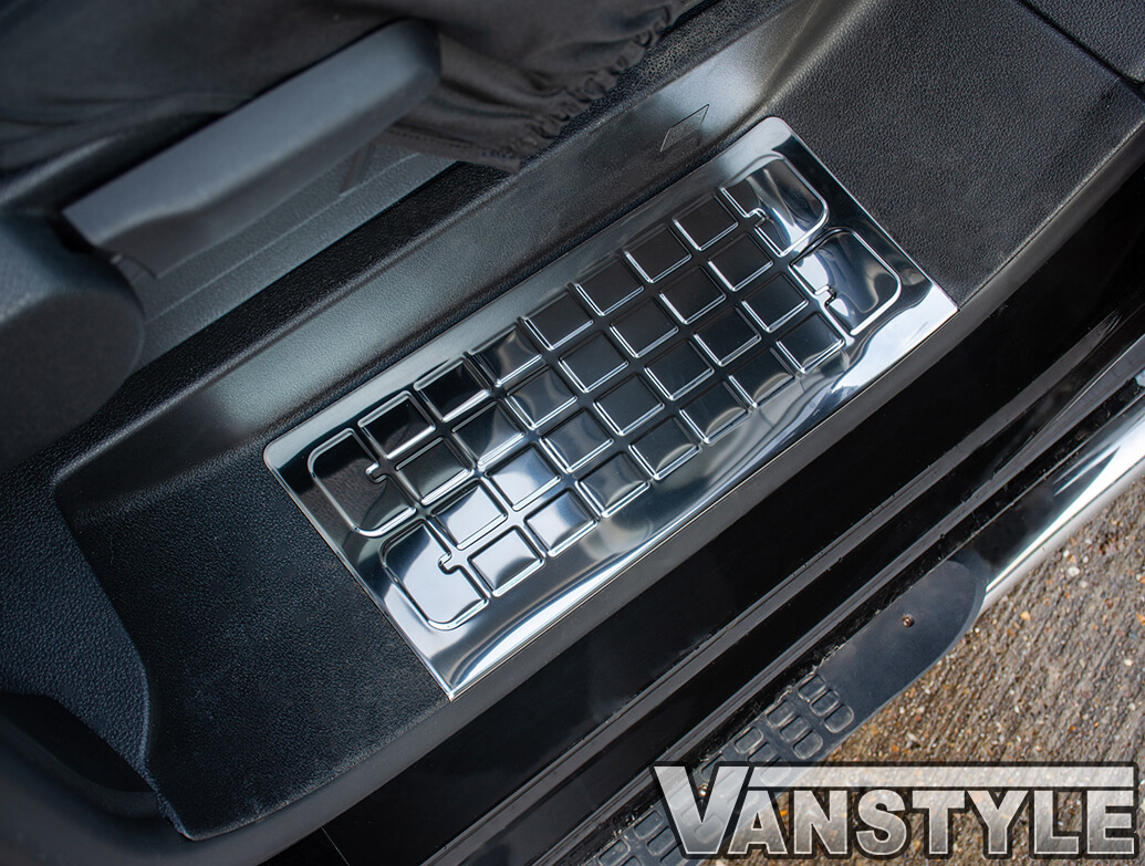 Car Styling Stainless Steel Led Door Sill Scuff Plate Guard Sills ...