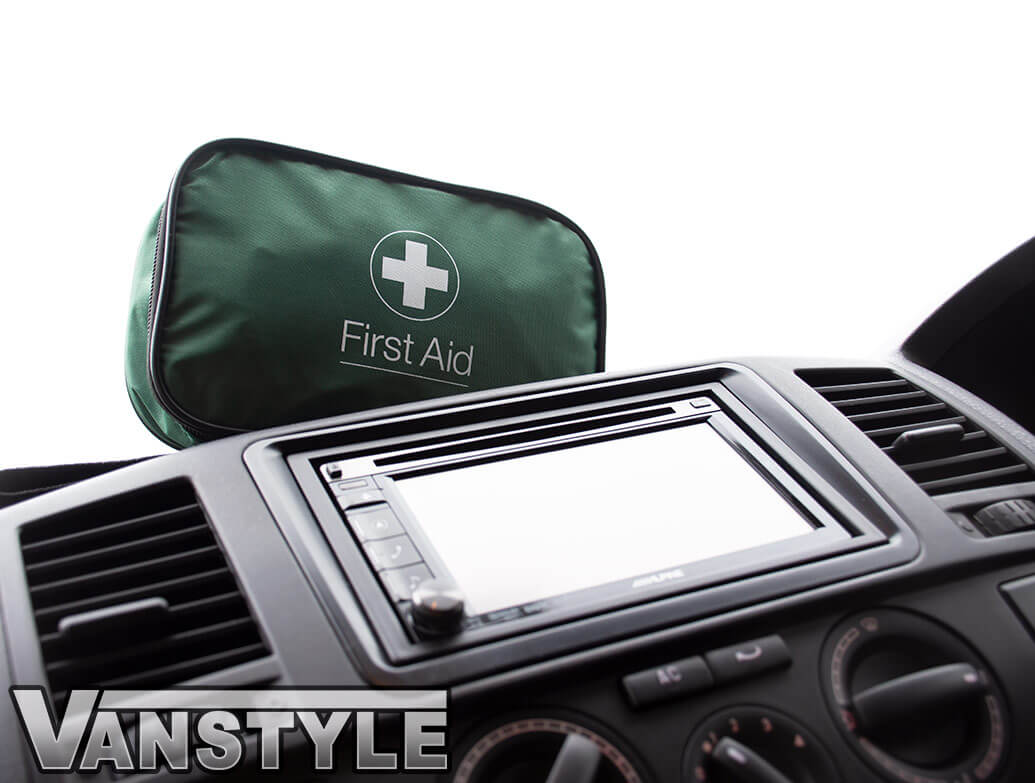 Compact Soft Pouch Automotive Travel First Aid Kit - 60 Piece - Vanstyle