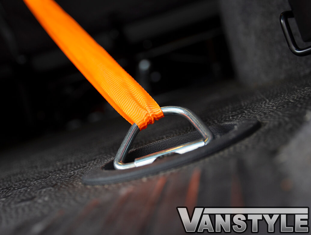 VW T6 TRANSPORTER UNIVERSAL ZINC PLATED LASHING RING LOAD AREA SECURE ...