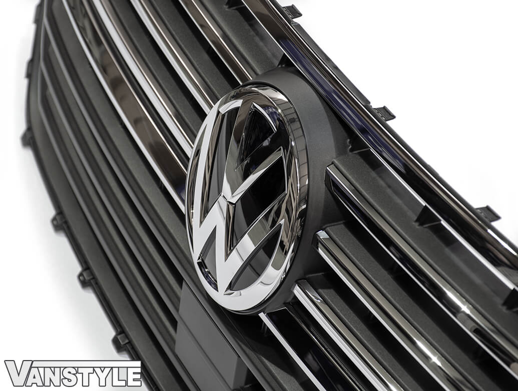 Genuine VW OE Front Caravelle Upper Grille - VW T6.1 19 - Vanstyle