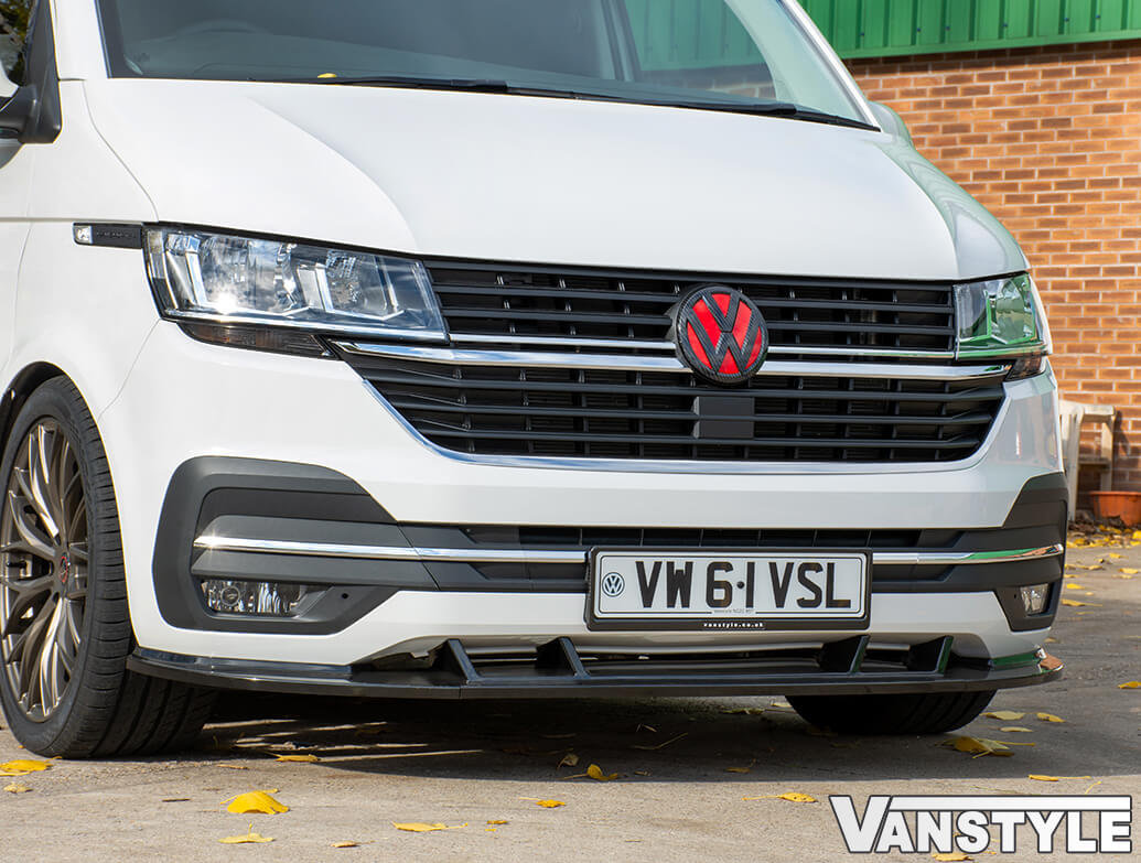 Polished Stainless Steel Front U Formed Grille Trim - VW T6.1 - Vanstyle