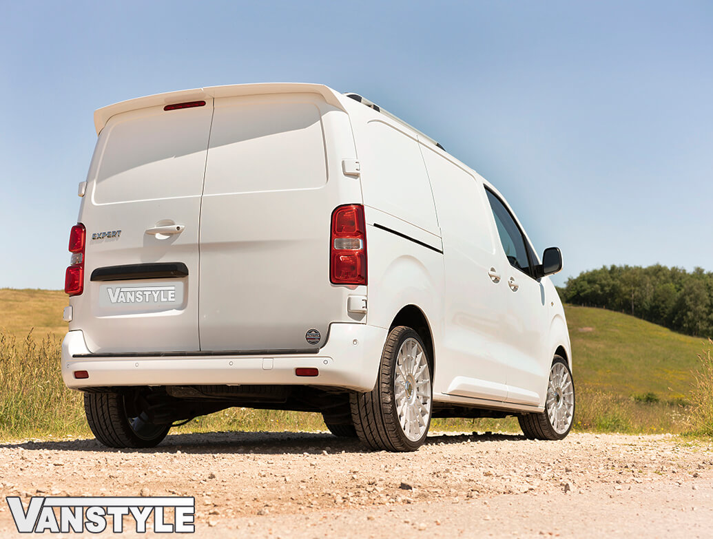 PU Twin Door Rear Spoiler - Dispatch Expert Proace Vivaro 2016 - Vanstyle