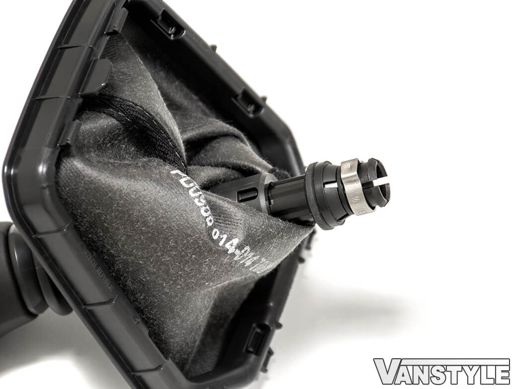 Genuine VW Leather Gearshift with Gaiter Gear Knob Cap - T6.1 - Vanstyle