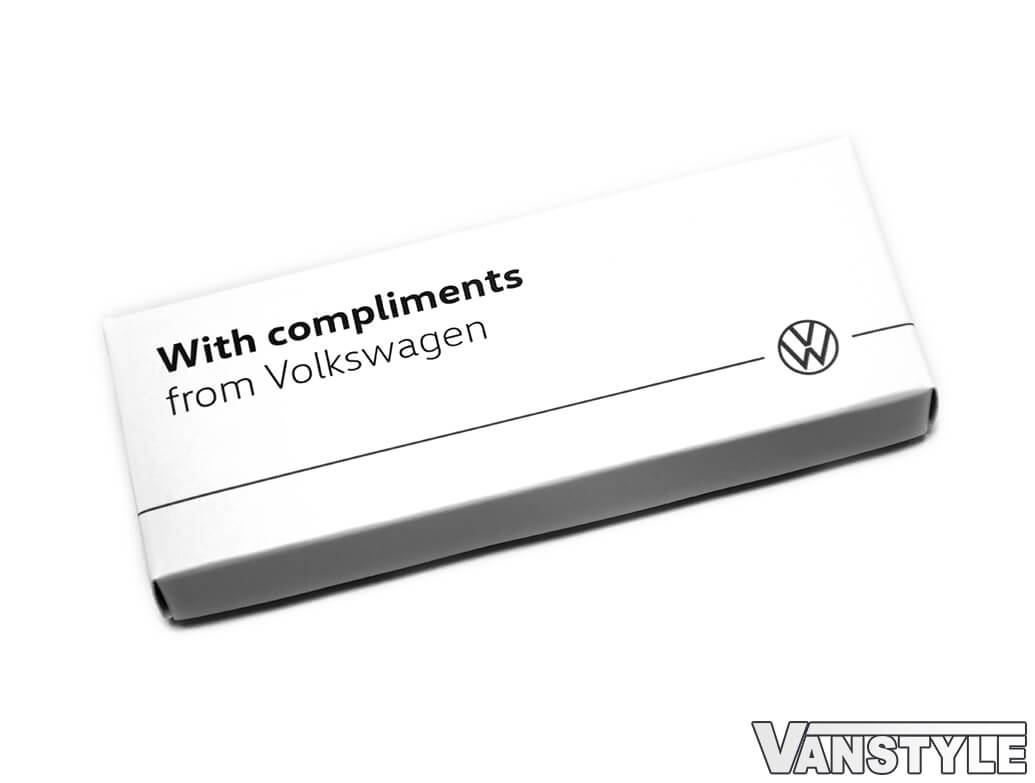 Genuine VW Key Ring Tag with TRANSPORTER lettering 100mm - Vanstyle