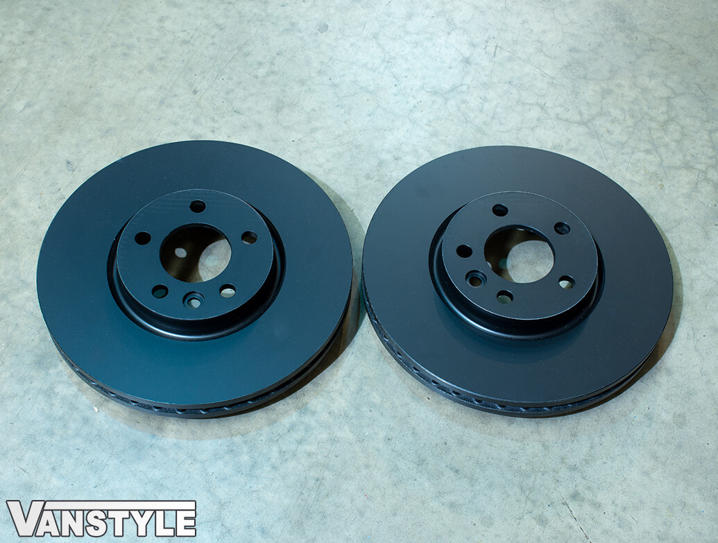 EBC OE-Replacement Front Brake Discs - 340mm Standard - VW T5 T6 - Vanstyle