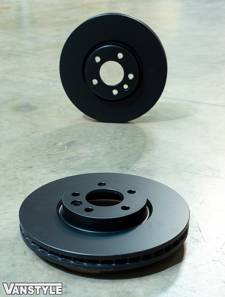 EBC OE-Replacement Front Brake Discs - 340mm Standard - VW T5 T6 - Vanstyle