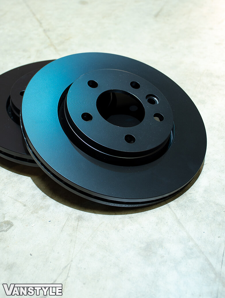 EBC OE-Replacement Brake Discs - 340mm 294mm Standard - VW T5 T6 - Vanstyle