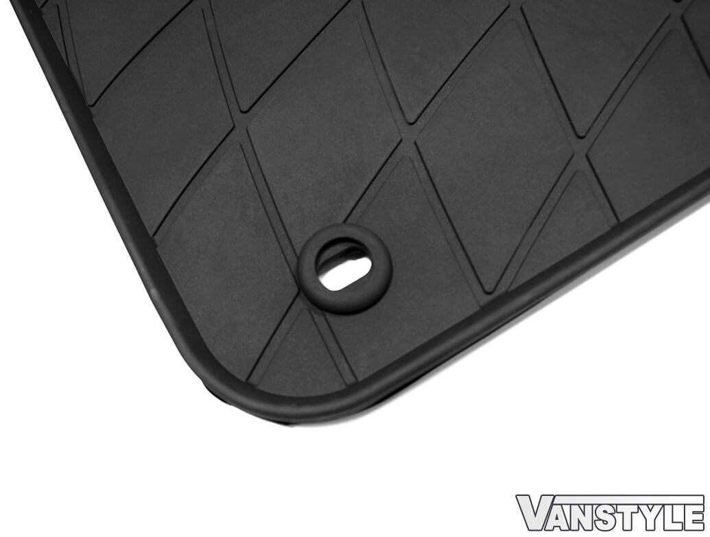 Genuine VW All Weather Rubber Front Mats Pair - VW T5 T6 - Vanstyle