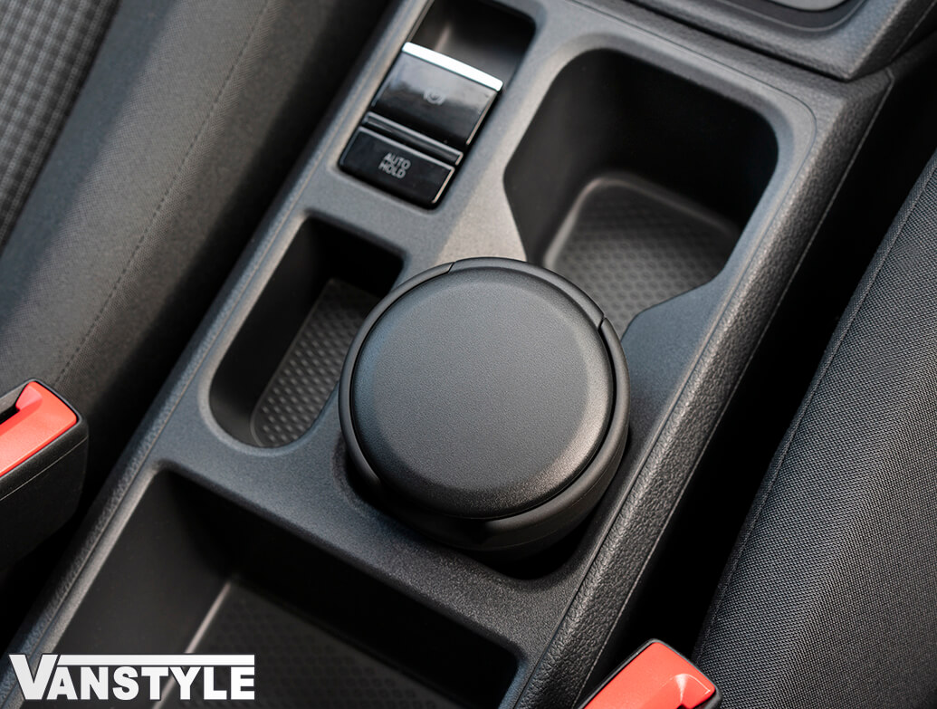 Genuine VW Black Cup Holder Ashtray - VW Caddy Mk5 2021 - Vanstyle
