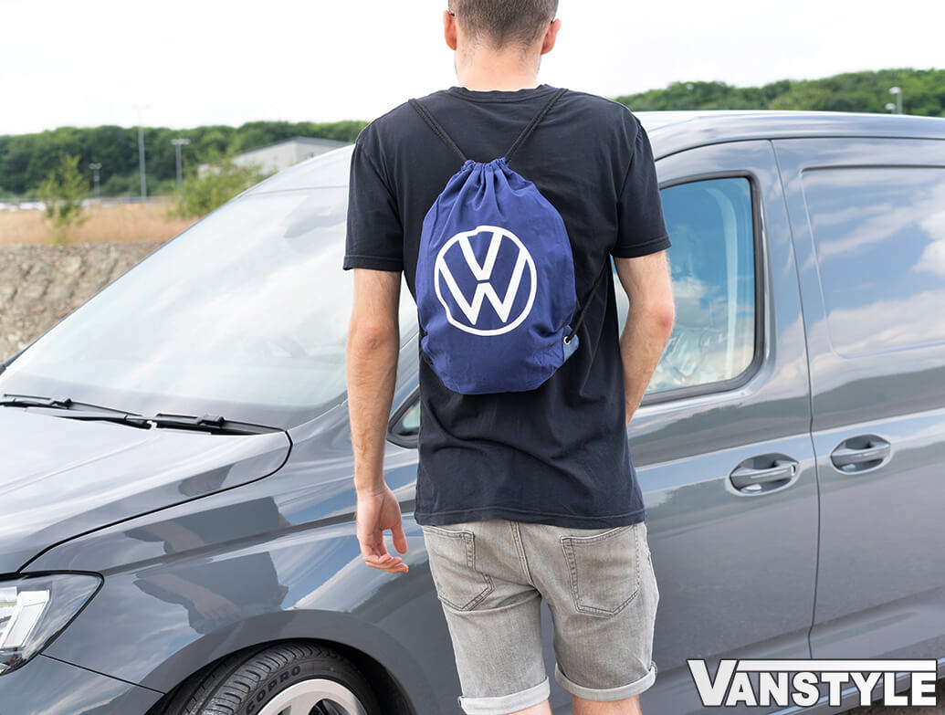Genuine VW Dark Blue Volkswagen Collection Gym Bag - Vanstyle