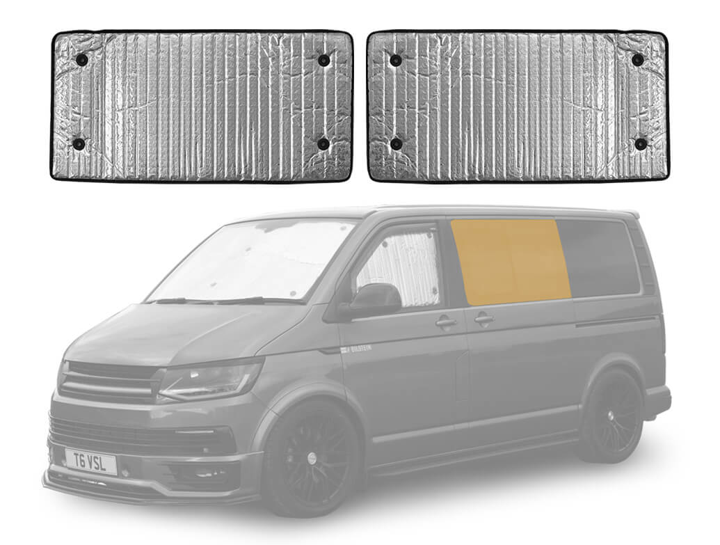 Thermal Blinds Middle Window Set 2 Piece - VW T5 T6 - Vanstyle