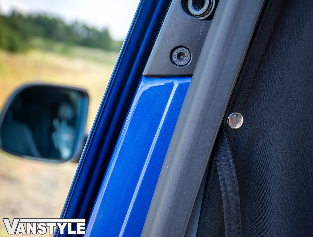 Tailored Blackout Curtain - Black - Cab Divider - Sprinter Craft - Vanstyle